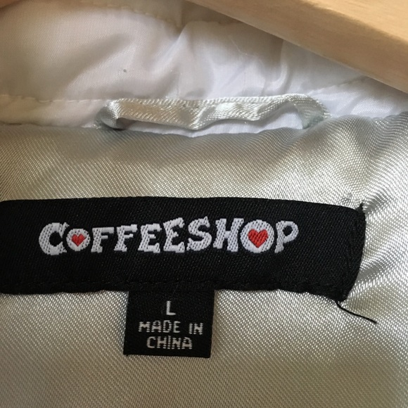 CoffeeShop | Jackets & Coats | Coffeeshop Hooded Puffer Vest | Poshmark